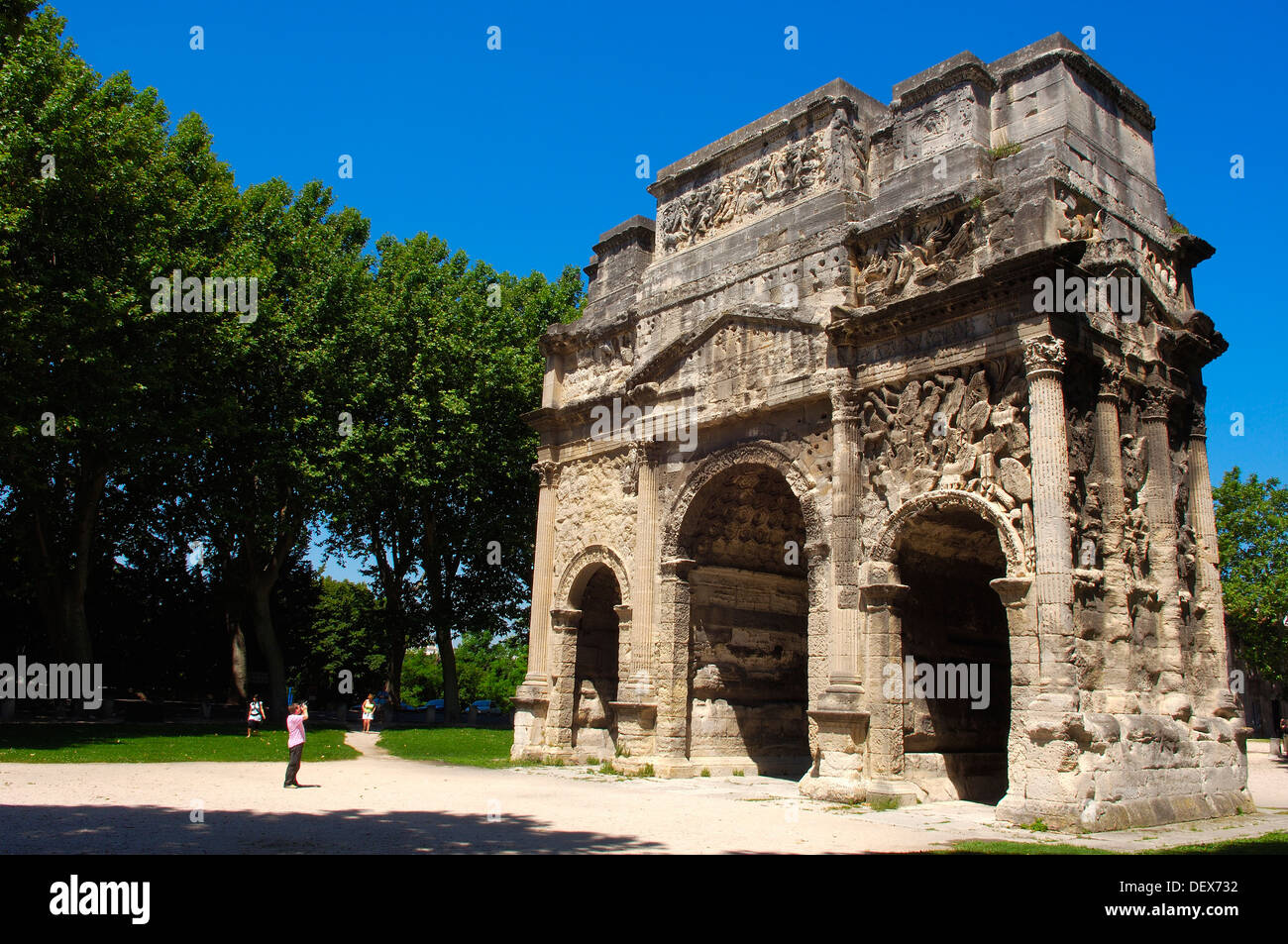 Roman Triumphal Arch of Orange, Unesco World Heritage Site, Orange ...