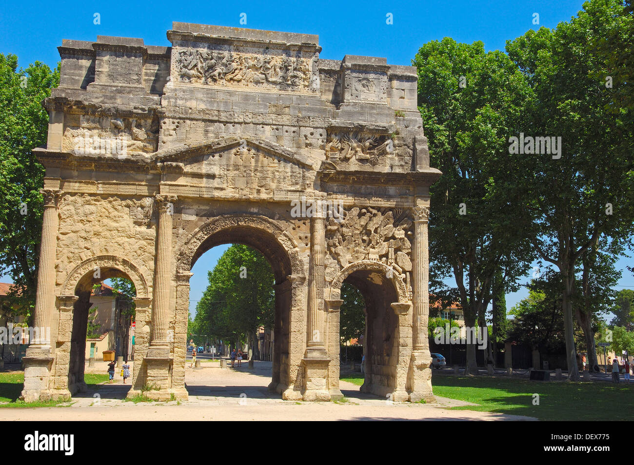 Roman Triumphal Arch of Orange, Unesco World Heritage Site, Orange ...