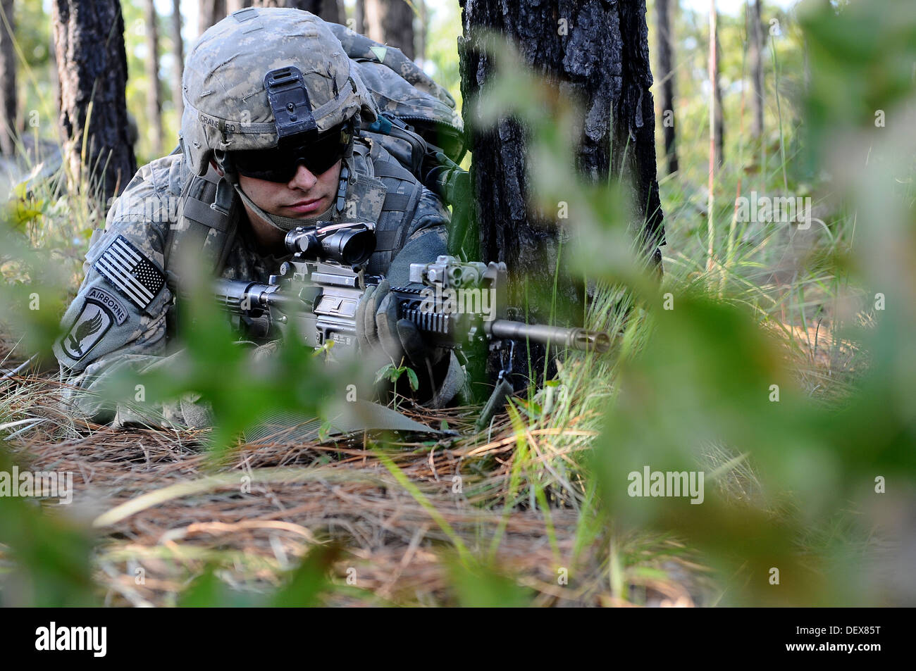 Spc Richard Libby An Infantryman Assigned To The 2nd Battalion 325th