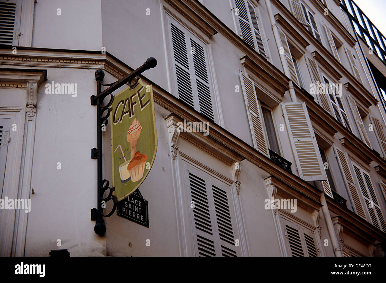 Frontage of a café, Paris, France Stock Photo - Alamy