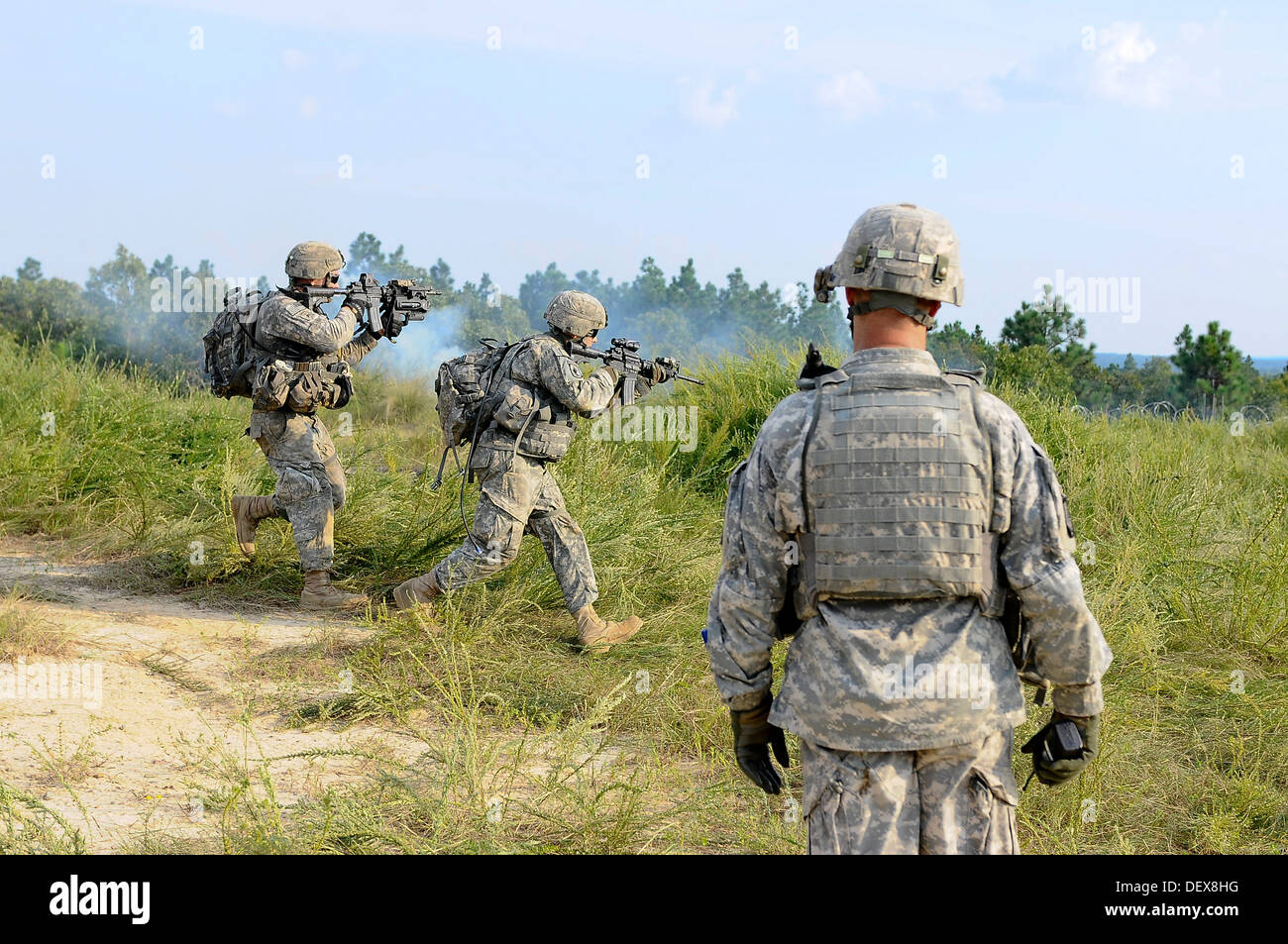 Paratrooper assigned to the 2nd Battalion, 325th Airborne Infantry ...