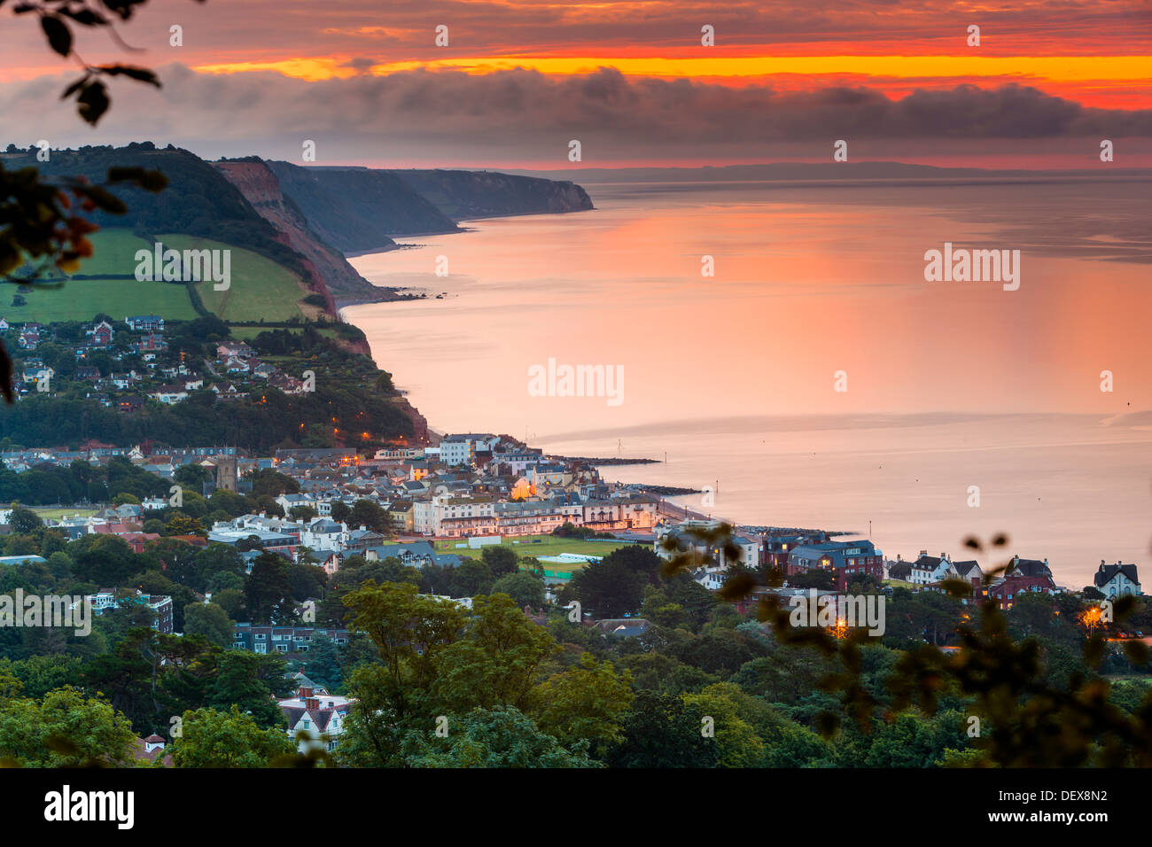 Sidmouth, Devon, England, UK, Europe Stock Photo - Alamy