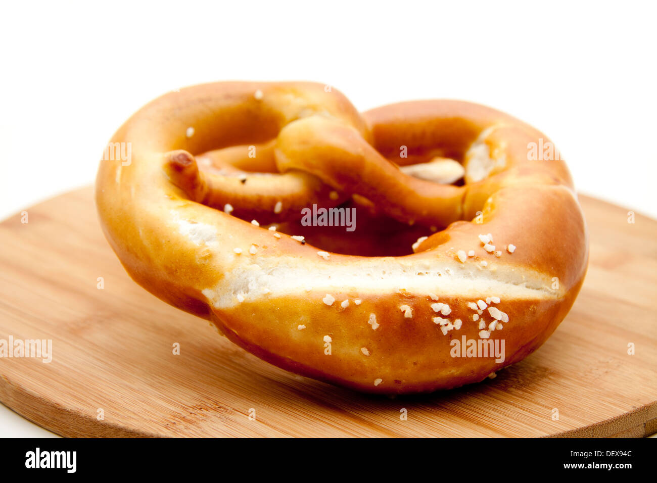 Fresh lye pretzel Stock Photo - Alamy