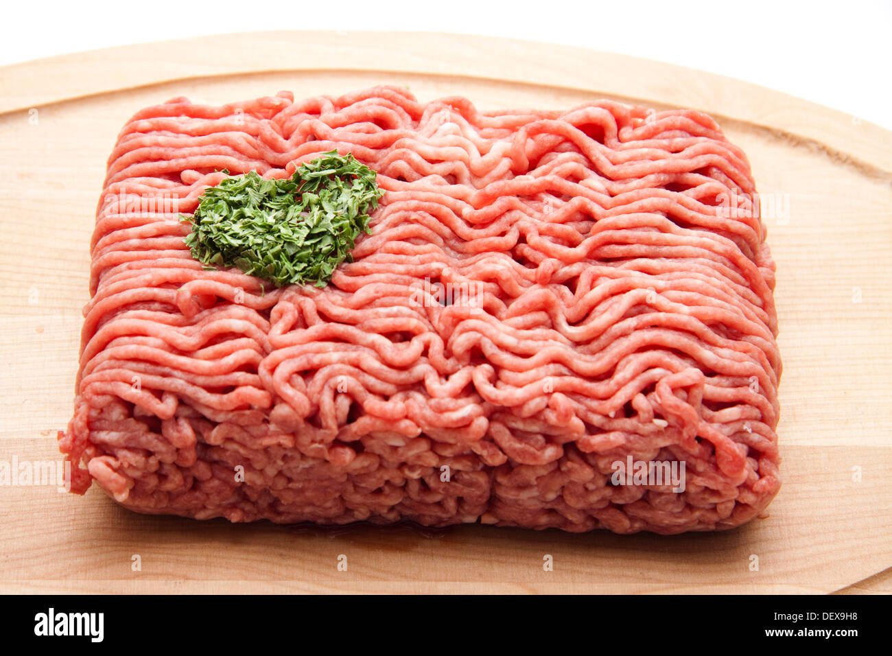 Fresh mince with herbs Stock Photo - Alamy