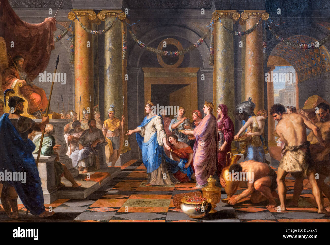 King solomon and the queen of sheba hi-res stock photography and images ...