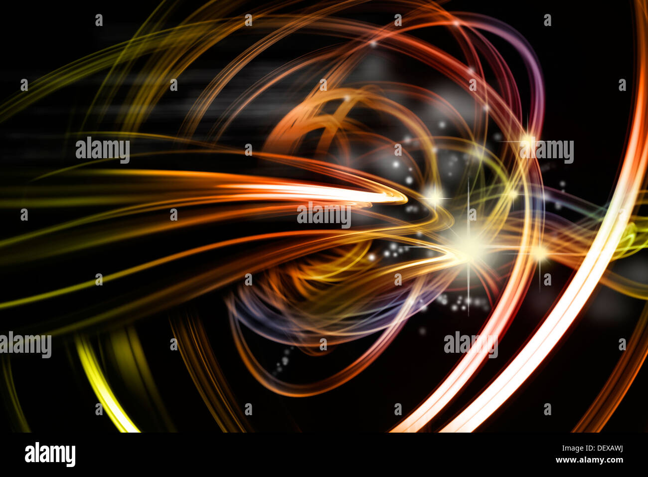 Stars and lines futuristic space background Stock Photo - Alamy