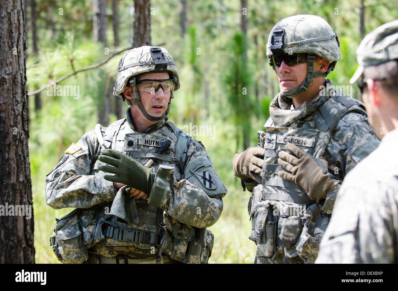 Georgia National Guard Lt. Col. Kenneth Hutnick, commander of 1-121 ...