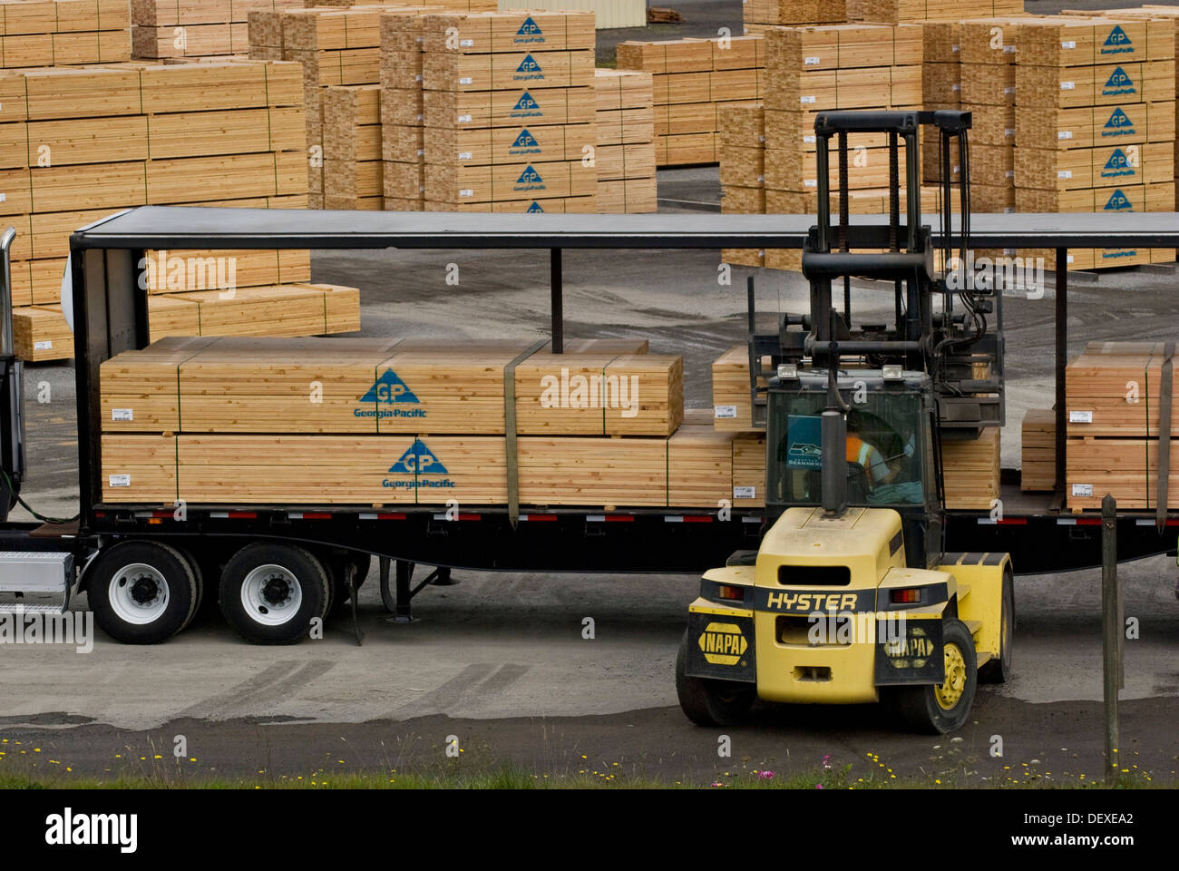Fork lift truck construction hi-res stock photography and images - Alamy