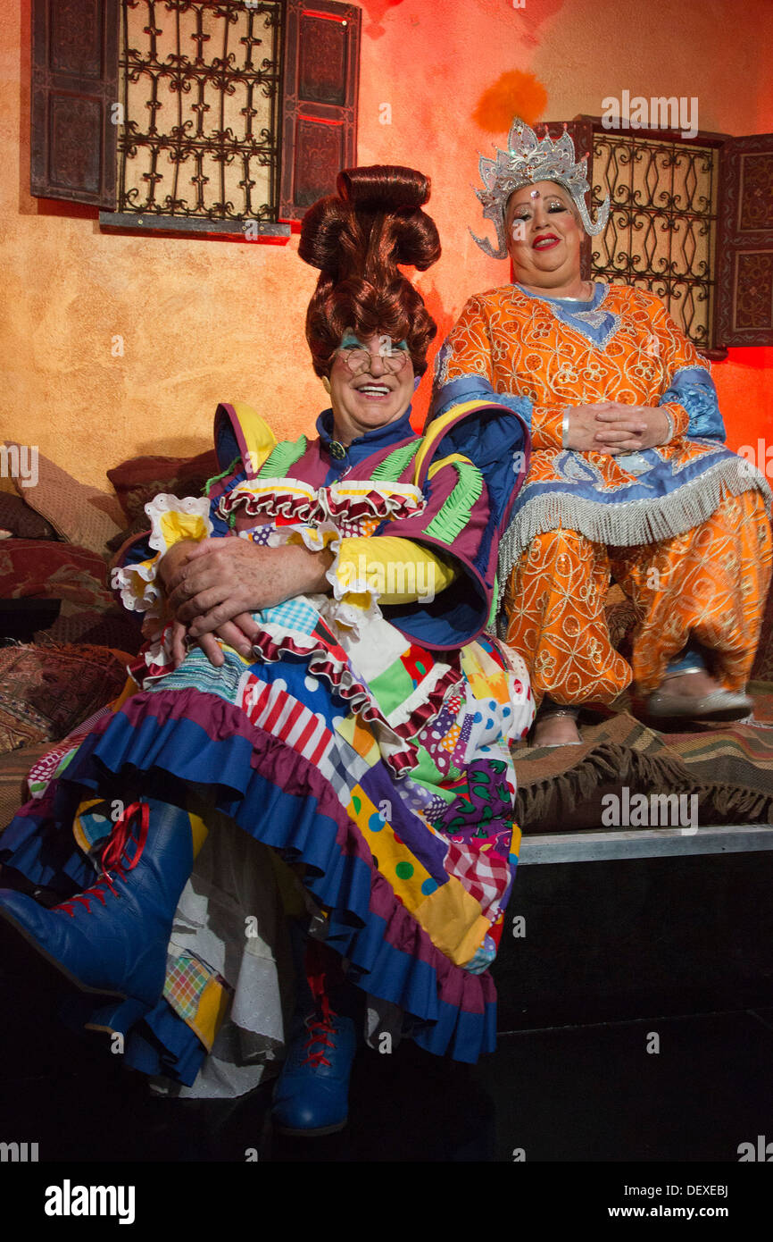 Aladdin Christmas Pantomime at the New Wimbledon Theatre, London ...