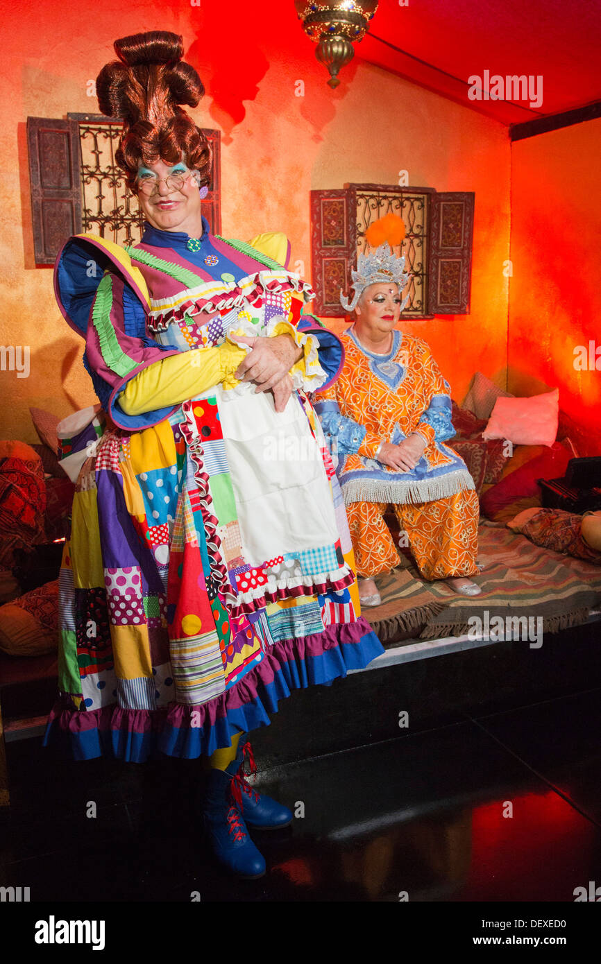 Aladdin Christmas Pantomime at the New Wimbledon Theatre, London ...