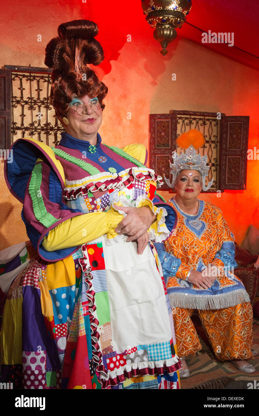 Aladdin Christmas Pantomime at the New Wimbledon Theatre, London ...