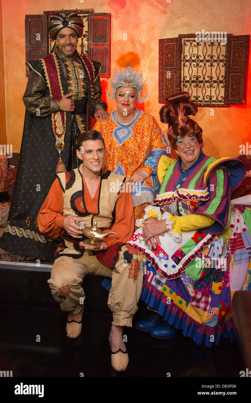 Aladdin Christmas Pantomime at the New Wimbledon Theatre, London ...