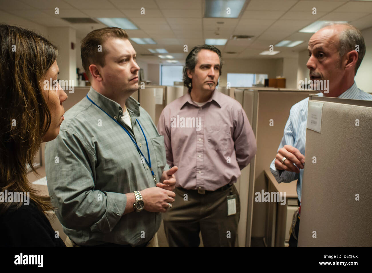 Professional engineering, construction office environment Stock Photo ...