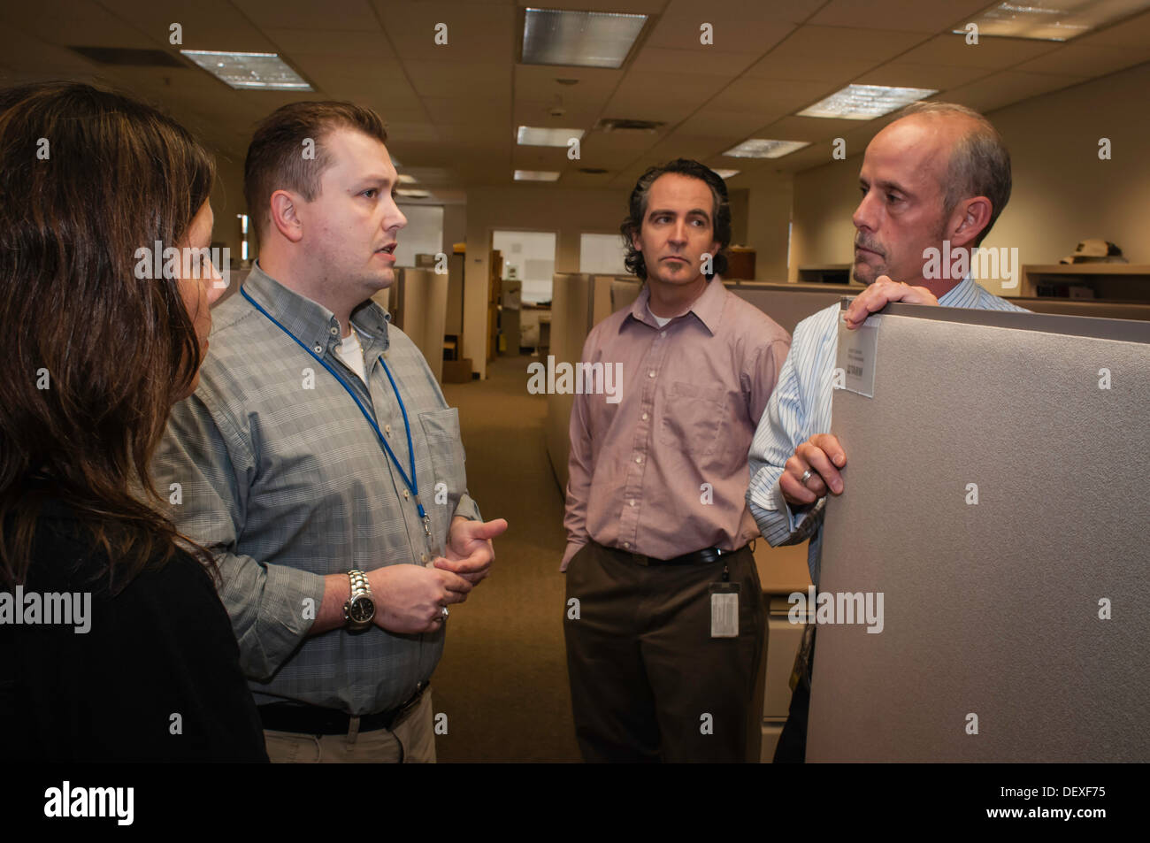 Professional engineering, construction office environment Stock Photo ...