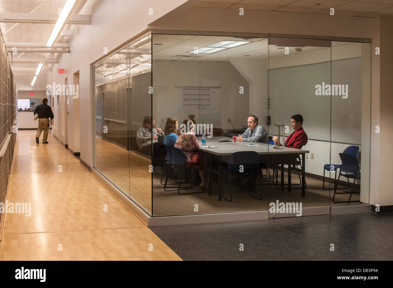 Professional engineering, construction office environment Stock Photo ...
