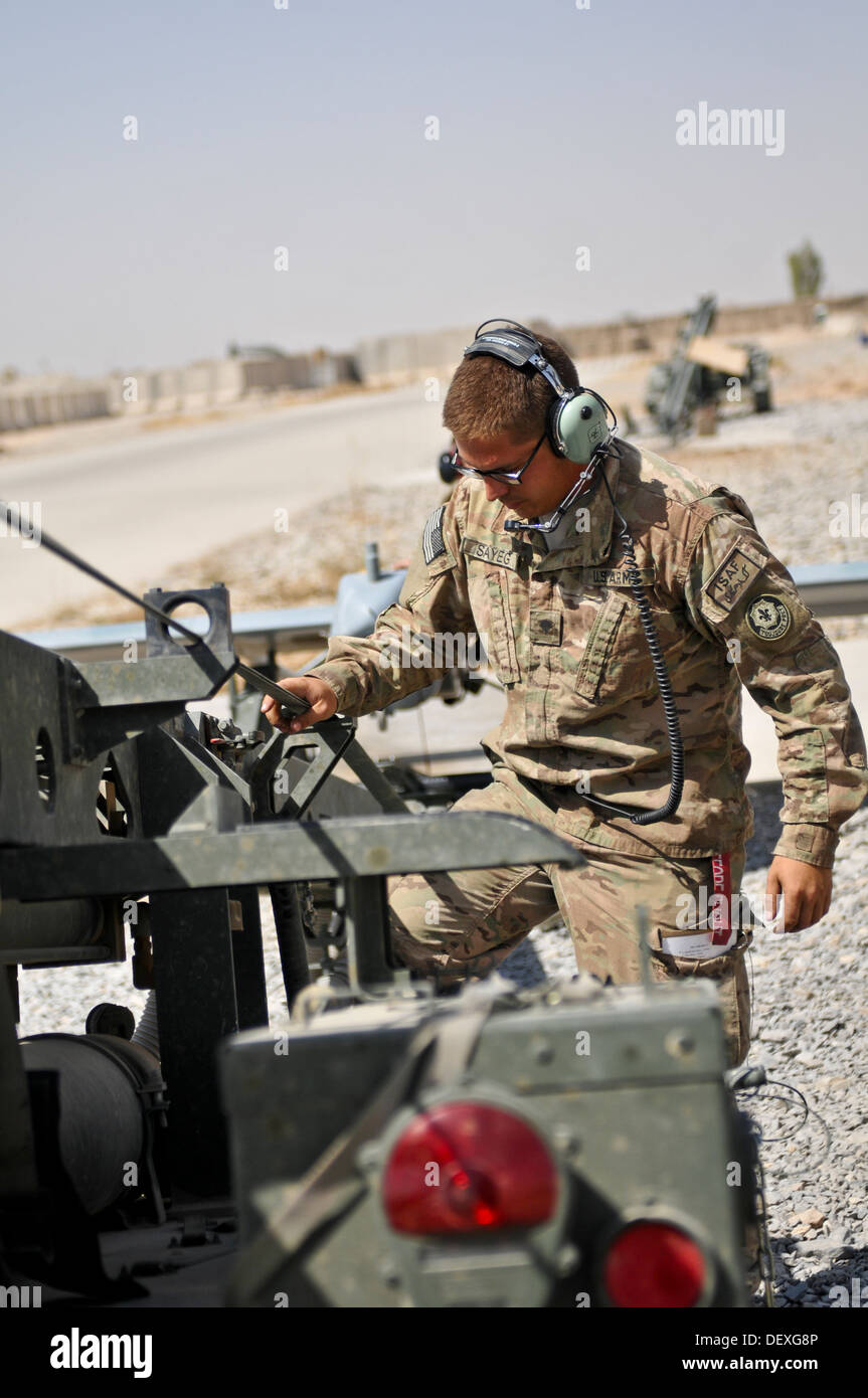 Specialist Anthony Sayeg with Headquarters and Headquarters Troop ...