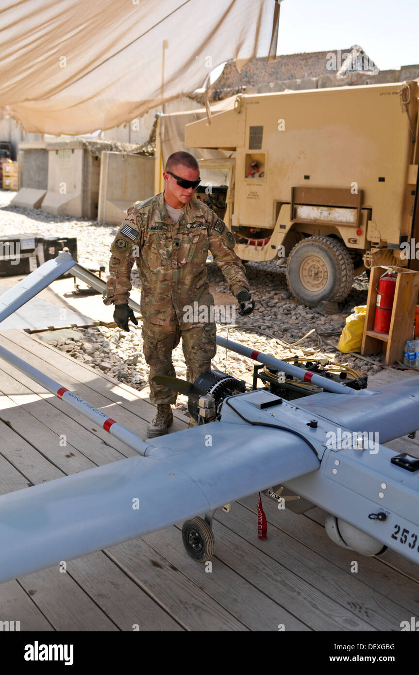 Specialist Justin Waltho with Headquarters and Headquarters Troop ...