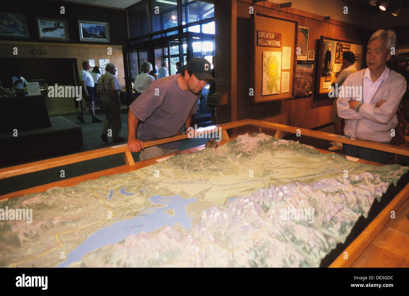 National park visitor center map hi-res stock photography and images ...