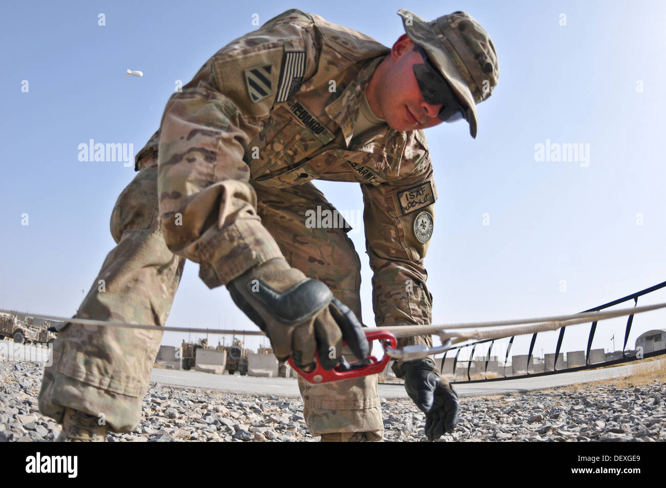 Specialist Nicolas Redondo with Headquarters and Headquarters Troop ...