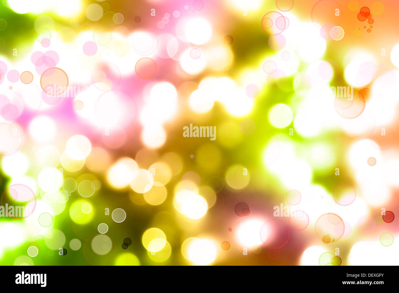 Bright circles of light abstract background Stock Photo - Alamy