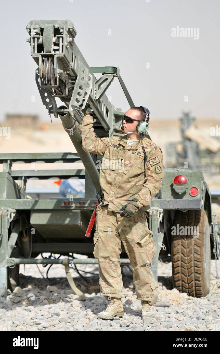 Specialist Nicolas Redondo with Headquarters and Headquarters Troop ...