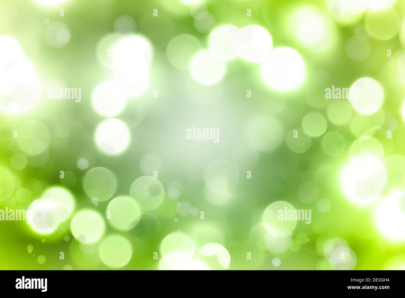 Circles on green tone background Stock Photo - Alamy