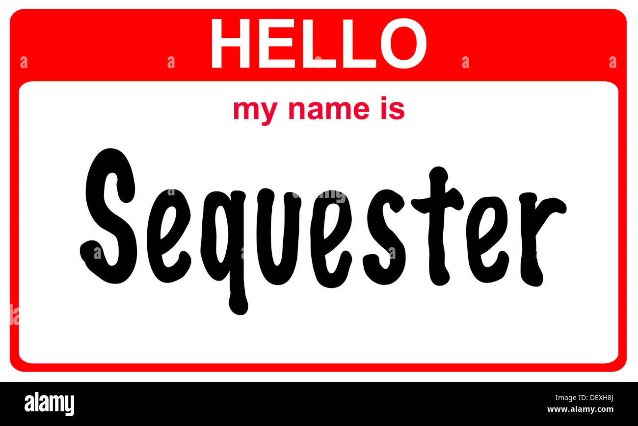 Sequester cuts hi-res stock photography and images - Alamy