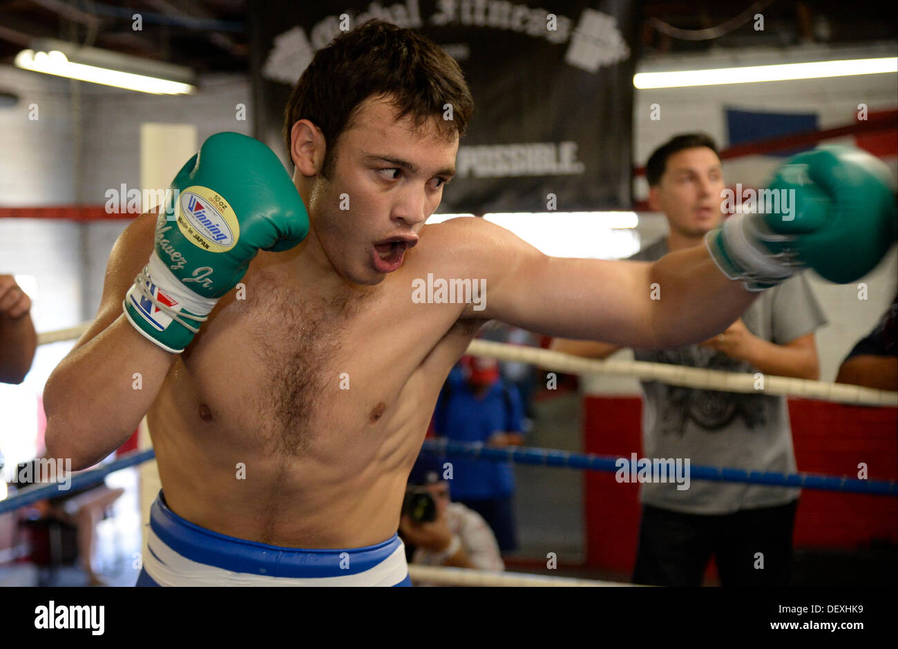 Bell CA. USA. 24th Sep, 2013. Julio Cesar Chavez Jr. of Culiacan ...