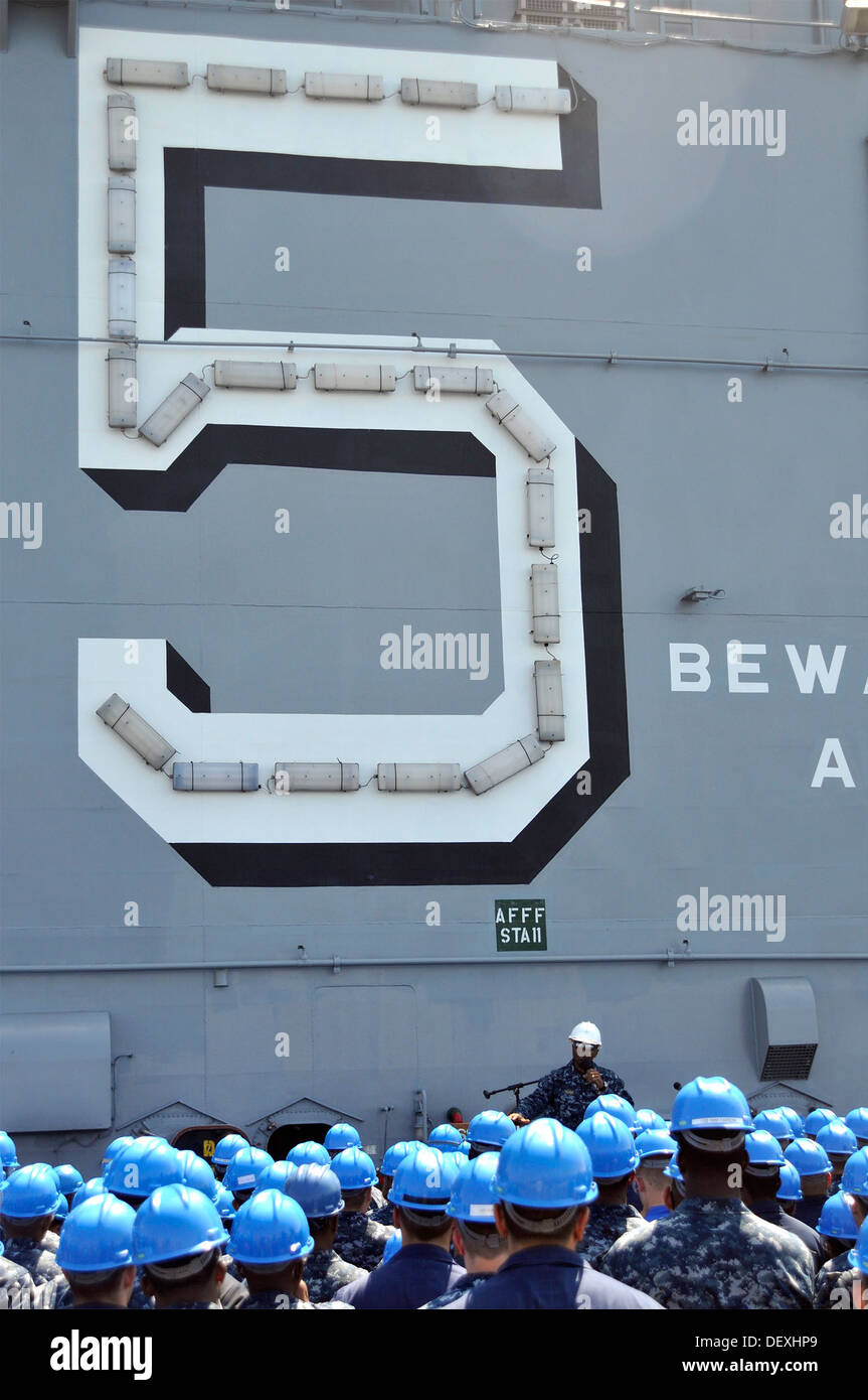Commander, Expeditionary Strike Group 3 Rear Adm. Frank L. Ponds ...