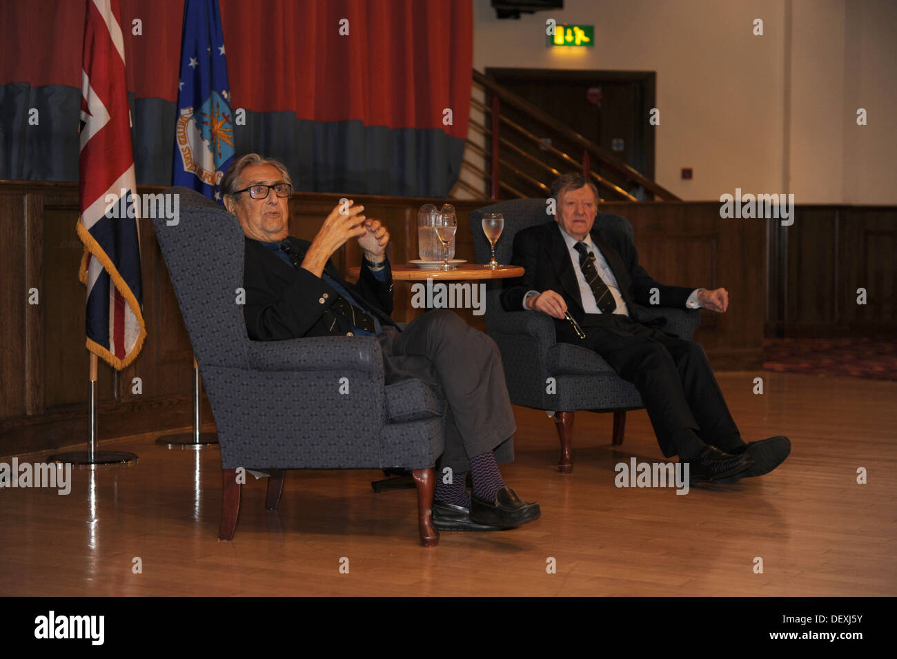 Andrew Wiseman, left, and retired Royal Air Force Cdre. Charles Clarke ...