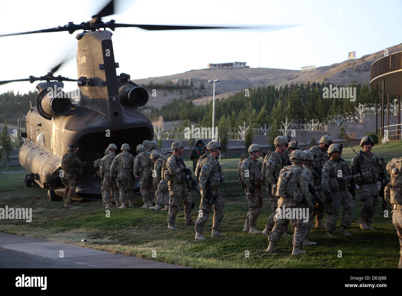 U.S Soldiers with Delta Company, 1st Battalion, 5th Cavalry Regiment ...