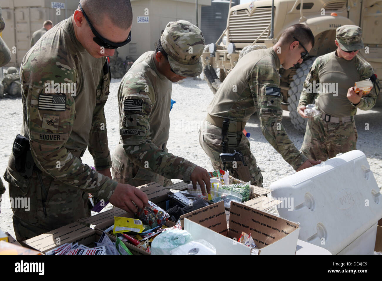 U.S Soldiers with Delta Company, 1st Battalion, 5th Cavalry Regiment ...