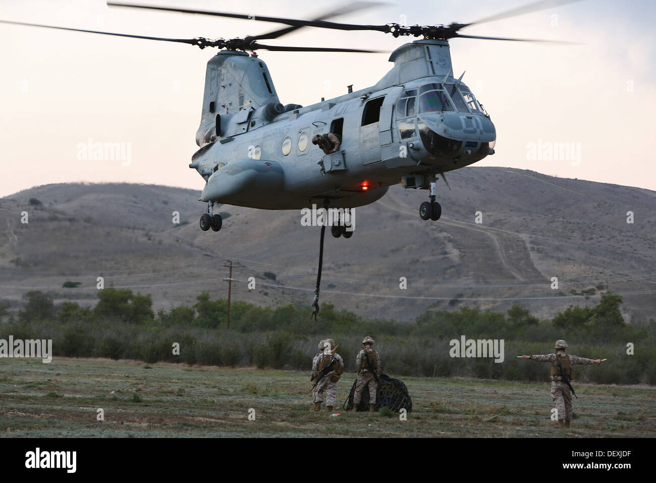 Marines with Landing Support Company, Combat Logistics Regiment 17, 1st ...