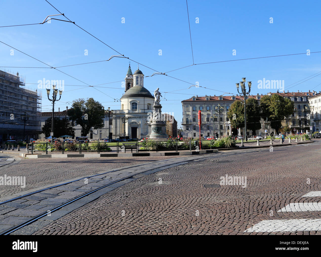 image of the square of Vittorio Emanuele II in the historic center of ...