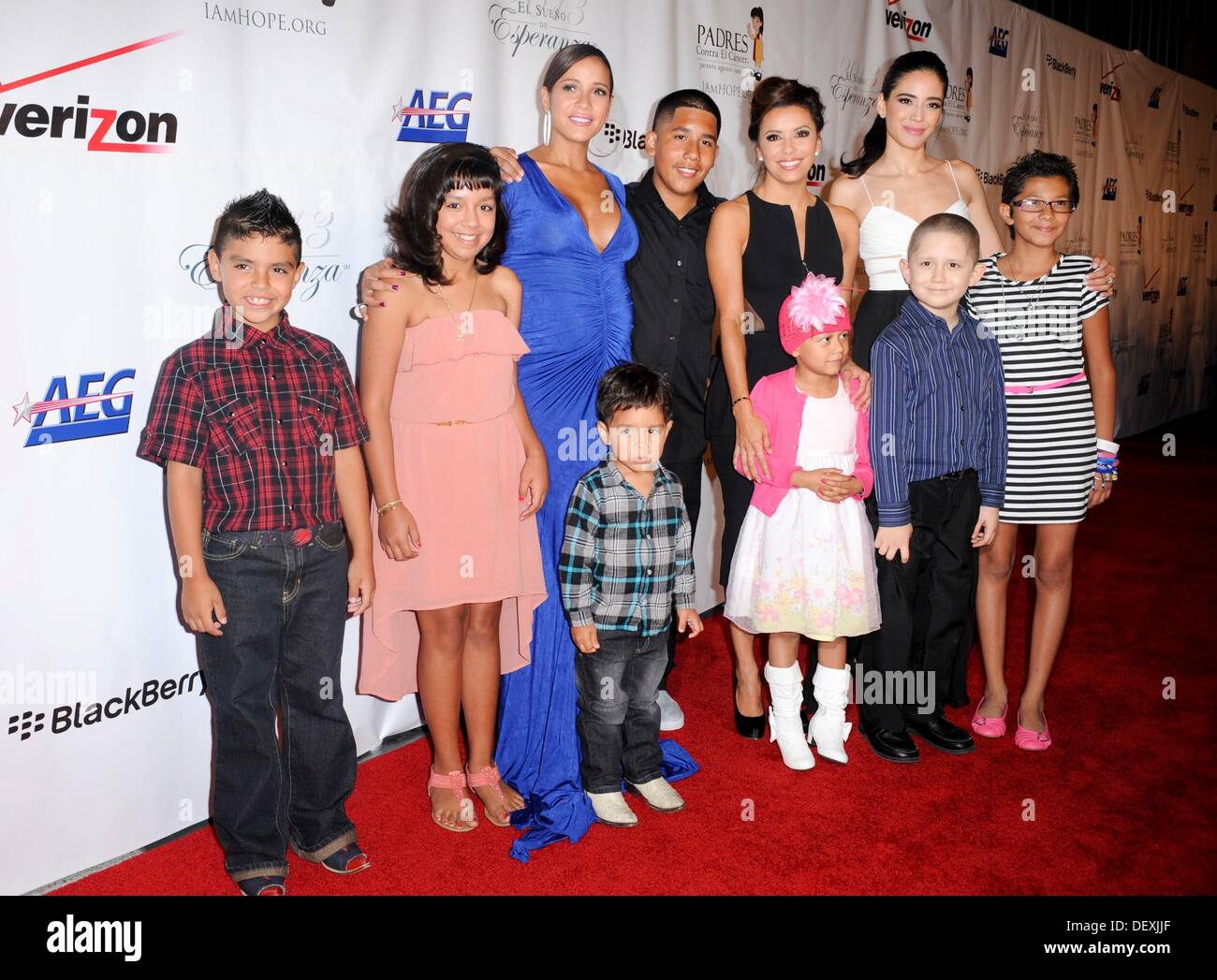 Los Angeles, CA. 24th Sep, 2013. Dania Ramirez, Eva Longoria, Edy Ganem ...