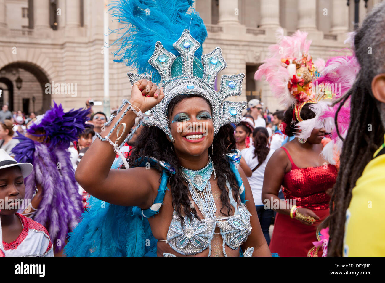 Brazilian-Americans celebrate during the Latino Festival, Fiesta DC, in ...