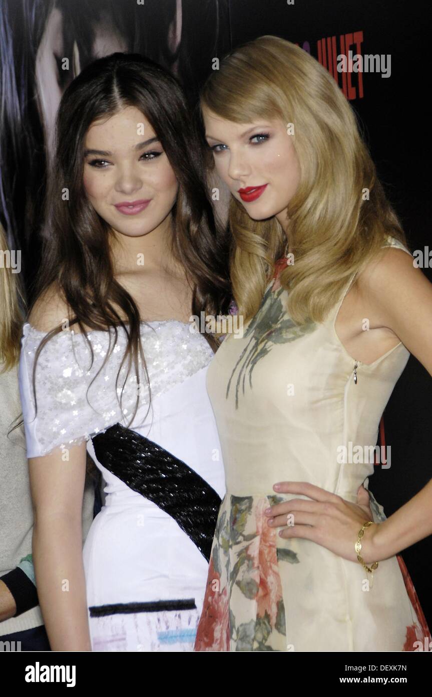 Los Angeles, CA. 24th Sep, 2013. Hailee Steinfeld, Taylor Swift at ...