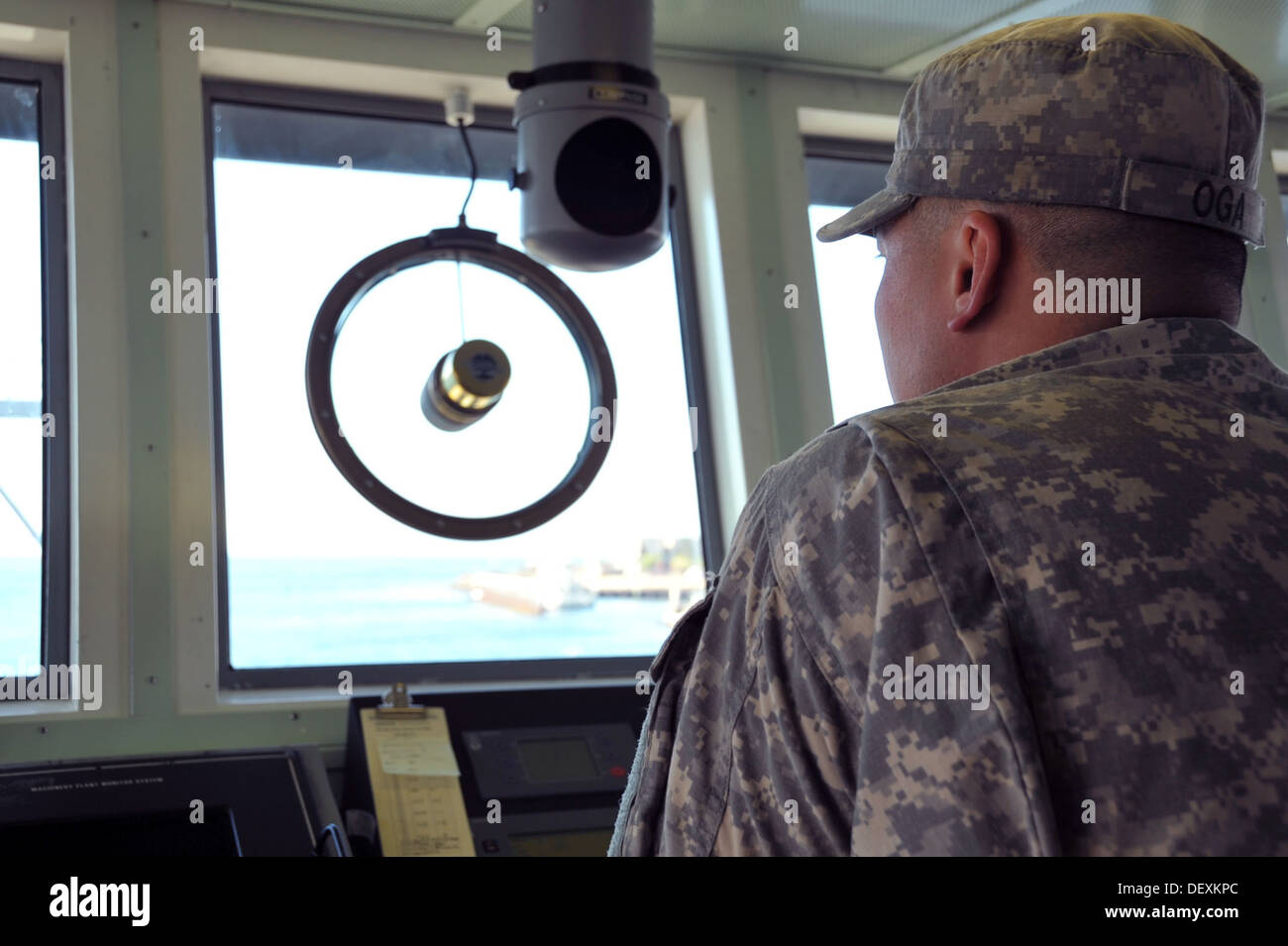 U.S. Army Reserve Chief Warrant Officer 2 Kyle Oga, vessel master ...