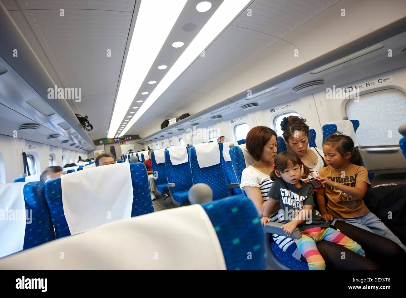 Shinkansen high speed train, Japan Stock Photo - Alamy