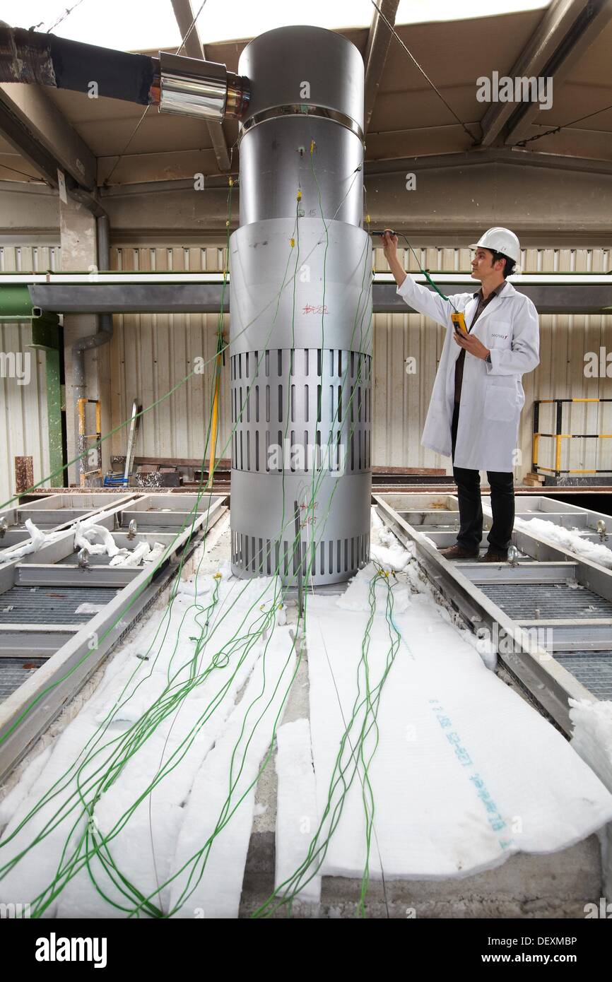 Horizontal fire resistance test furnace, Technology Research Center ...