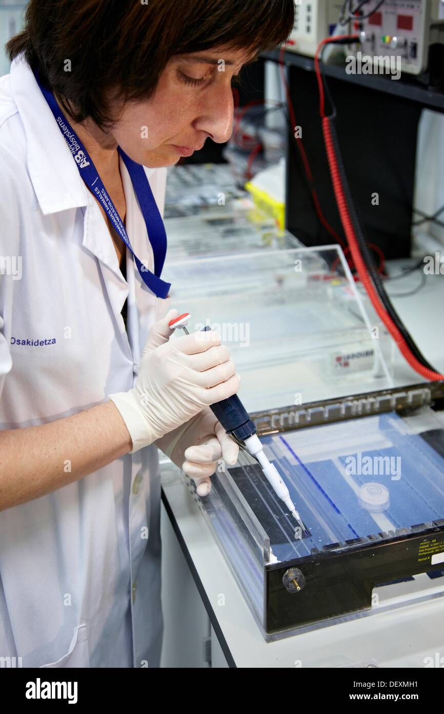 Agarose gel electrophoresis hi-res stock photography and images - Alamy