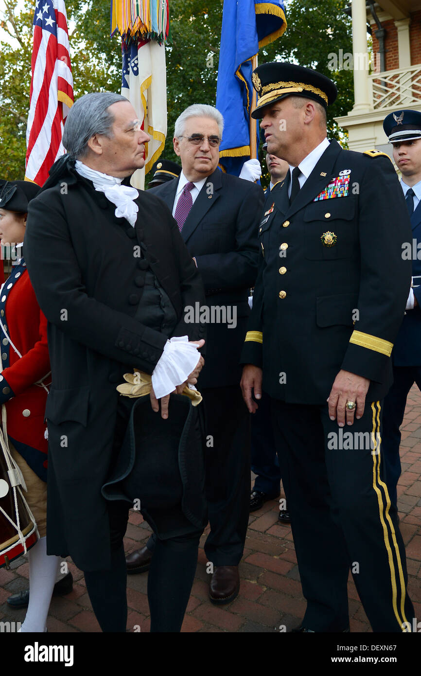 U.S. Army Lt. Gen. David D. Halverson, Training and Doctrine Command ...
