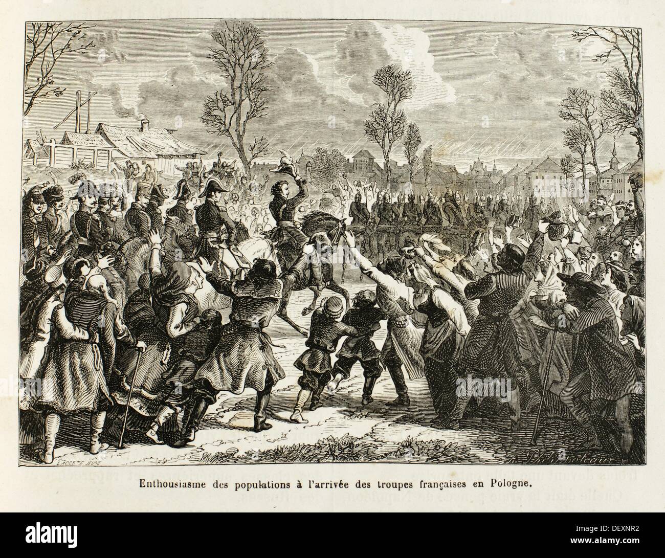 Napoleon troops entering in poland hi-res stock photography and images ...