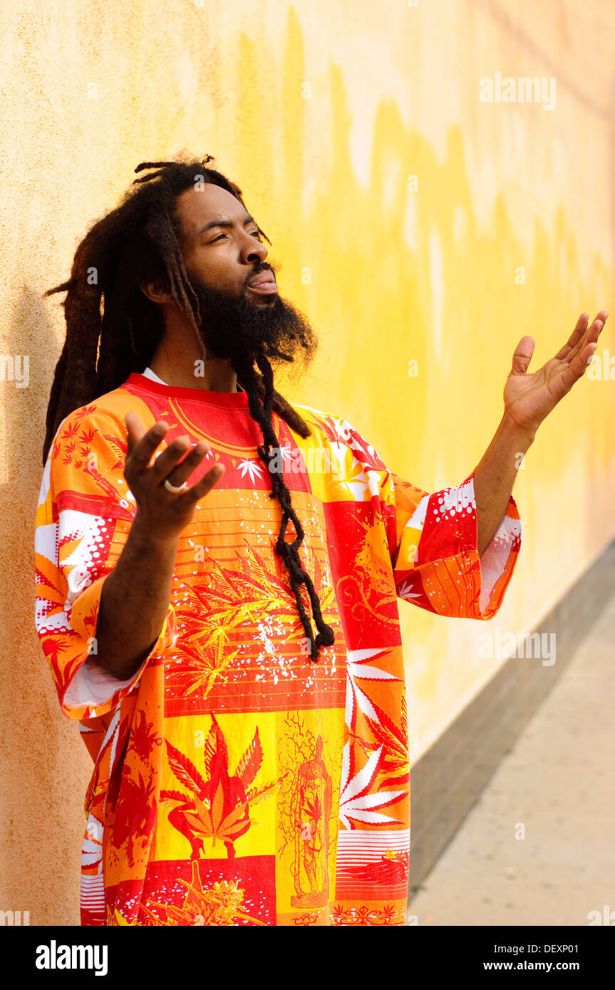 Creative african man praying god hi-res stock photography and images ...