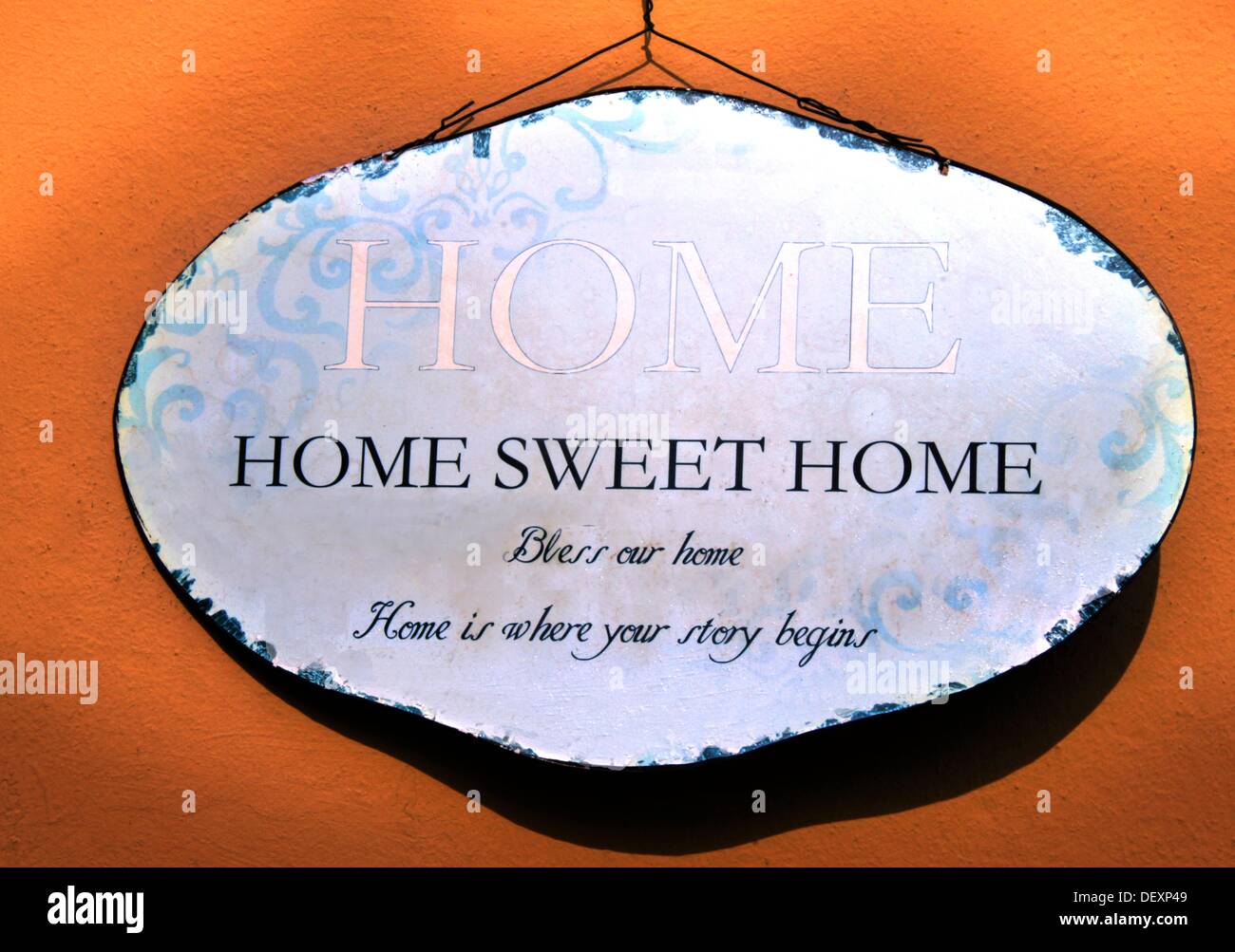 Here is home sign hi-res stock photography and images - Alamy