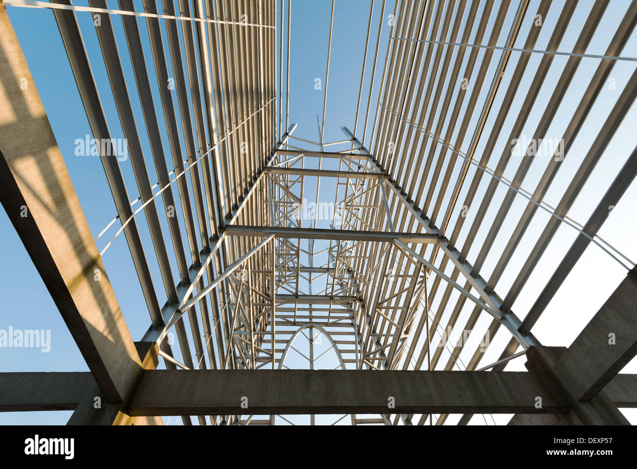 Structural steel framework Stock Photo - Alamy