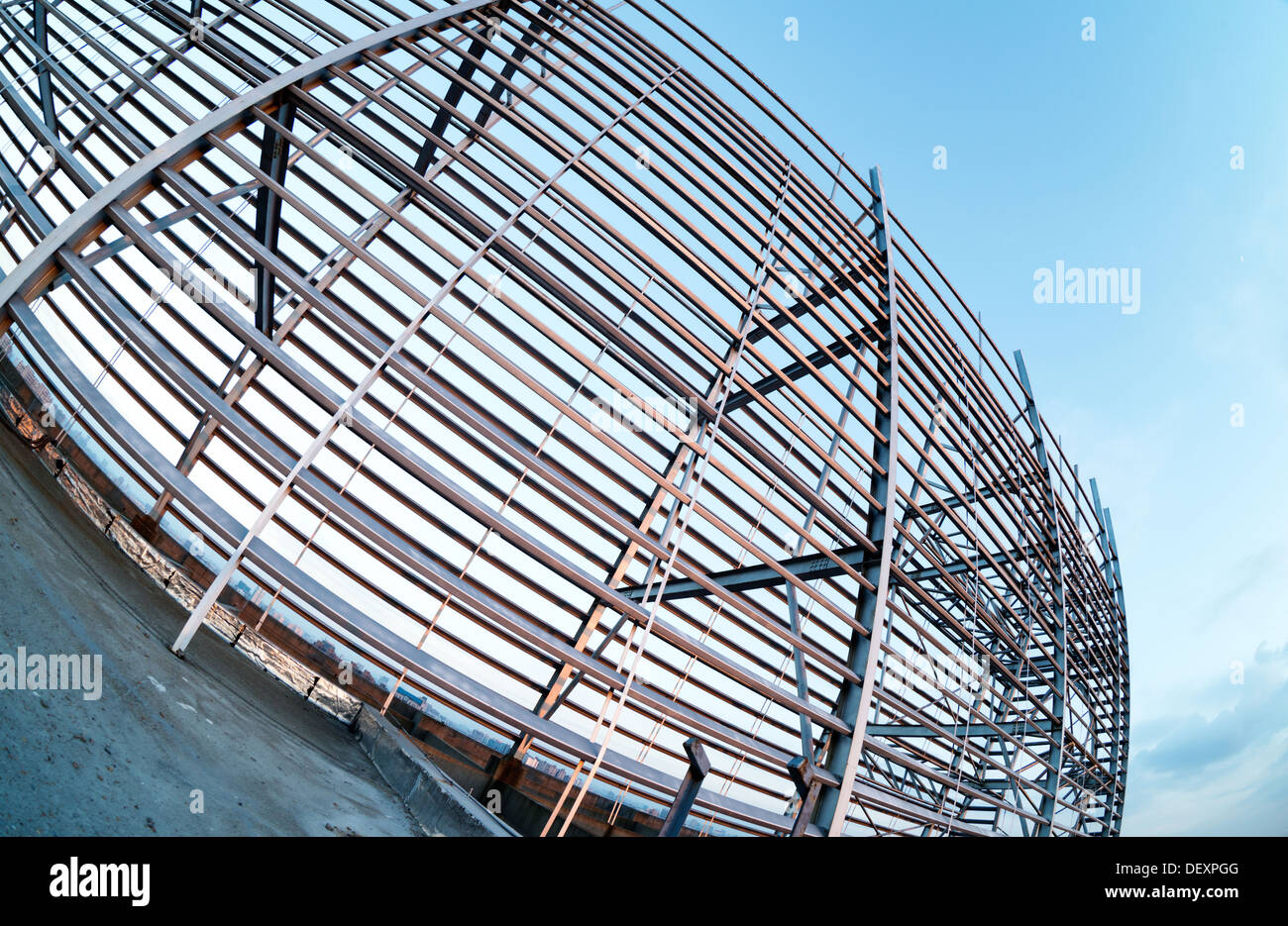 Structural steel framework Stock Photo - Alamy