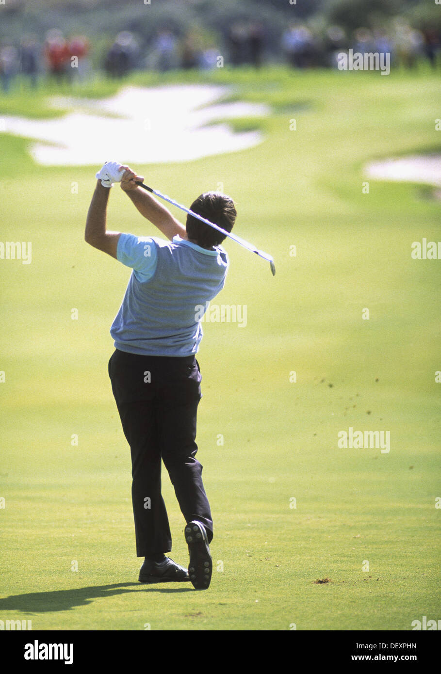 On the 8th fairway of Valderrama golf course. Cádiz province. Spain ...