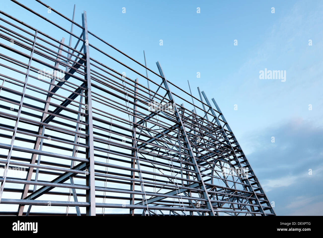 Structural steel framework Stock Photo - Alamy