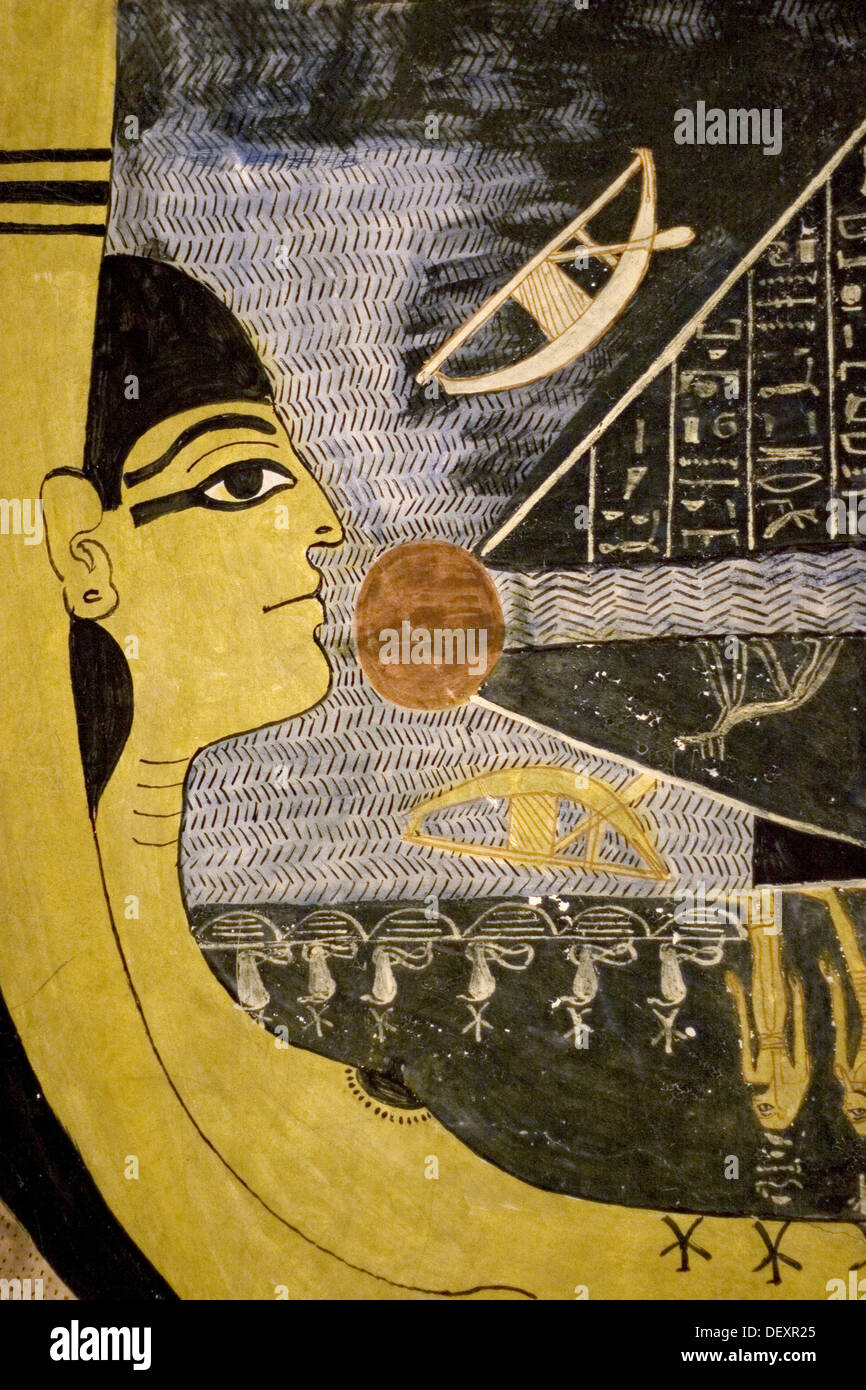 Decoration detail: Tomb of Ramses VI, Kings Valley, Luxor West Bank ...